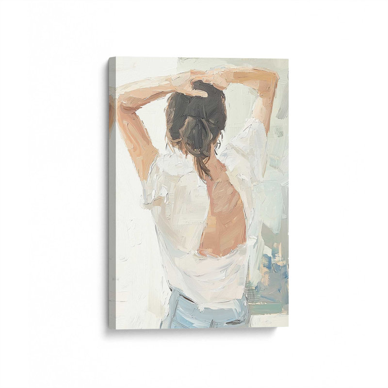 Mercer41 Looking Backwards II by ARTIST Canvas Art Print | Wayfair