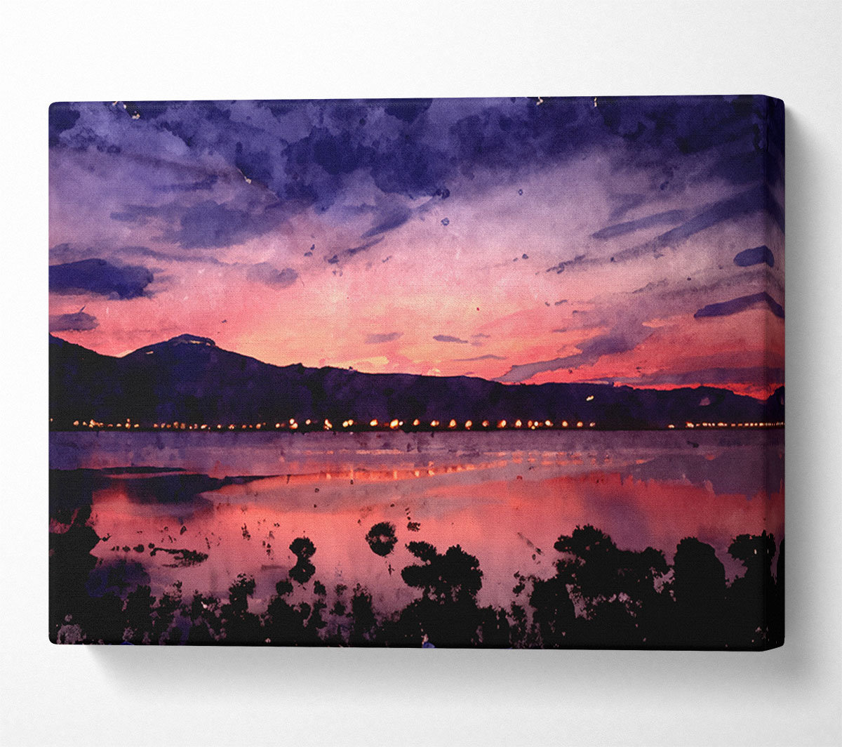 Alpen Home Nightfall Over The Tranquil Sea - Print | Wayfair.co.uk