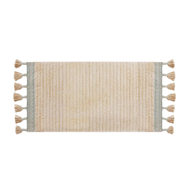 Lucky Brand Demian Fringe Cotton Bath Rugs & Reviews | Wayfair