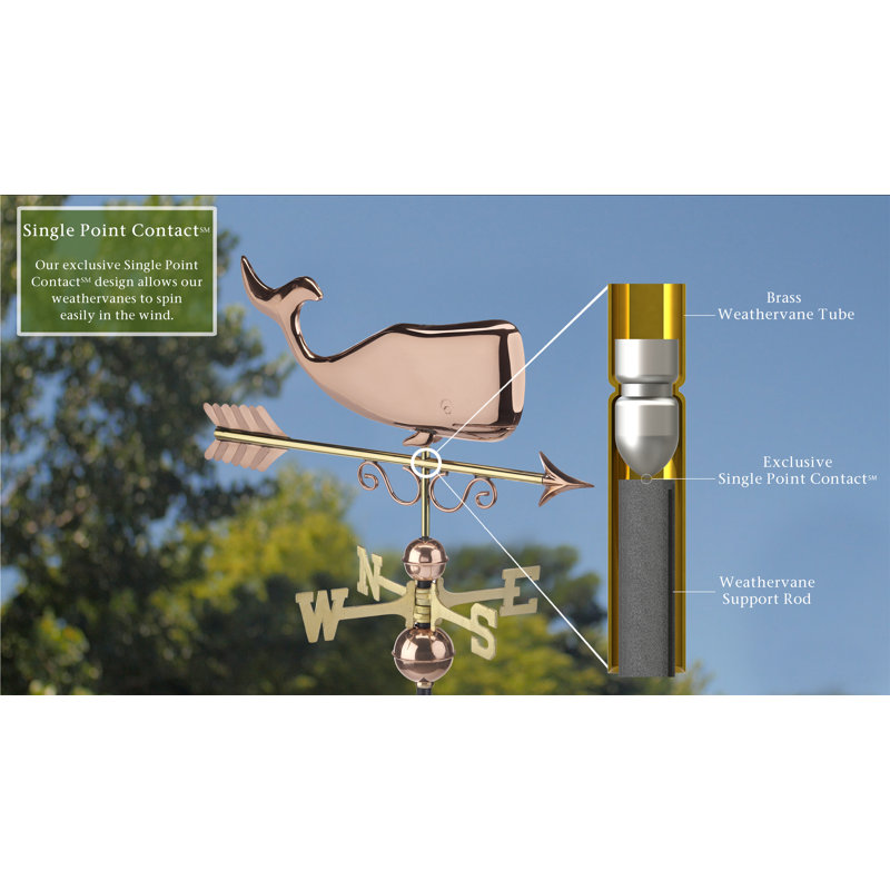 Breakwater Bay Ketterman 30'' H Metal Nautical Weathervane & Reviews ...