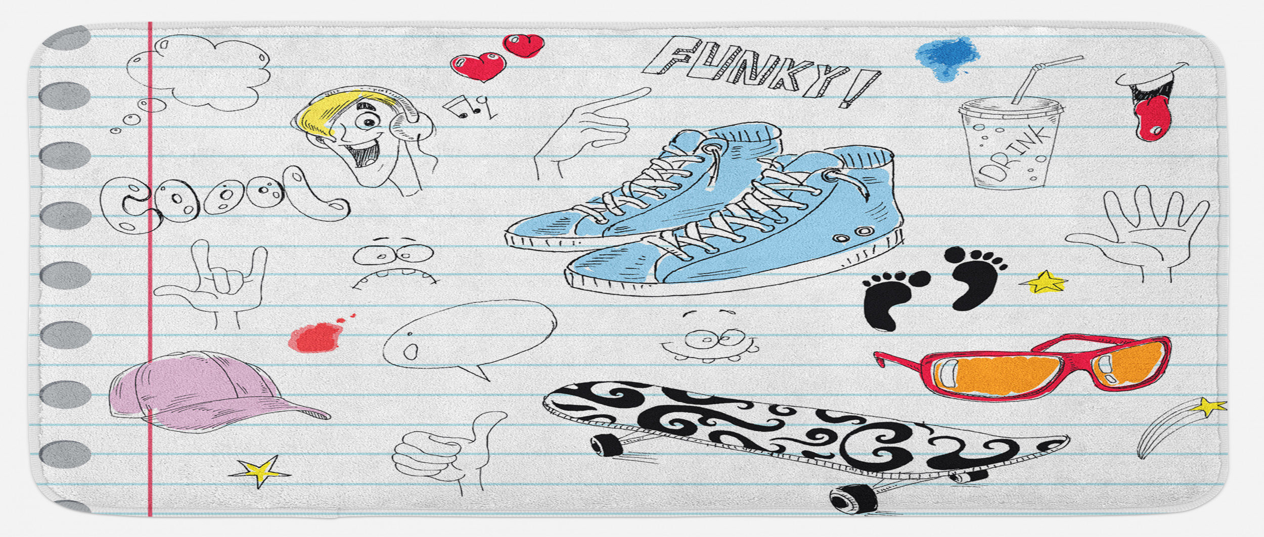 East Urban Home Notebook Design With A Variety Drawings Funky ...