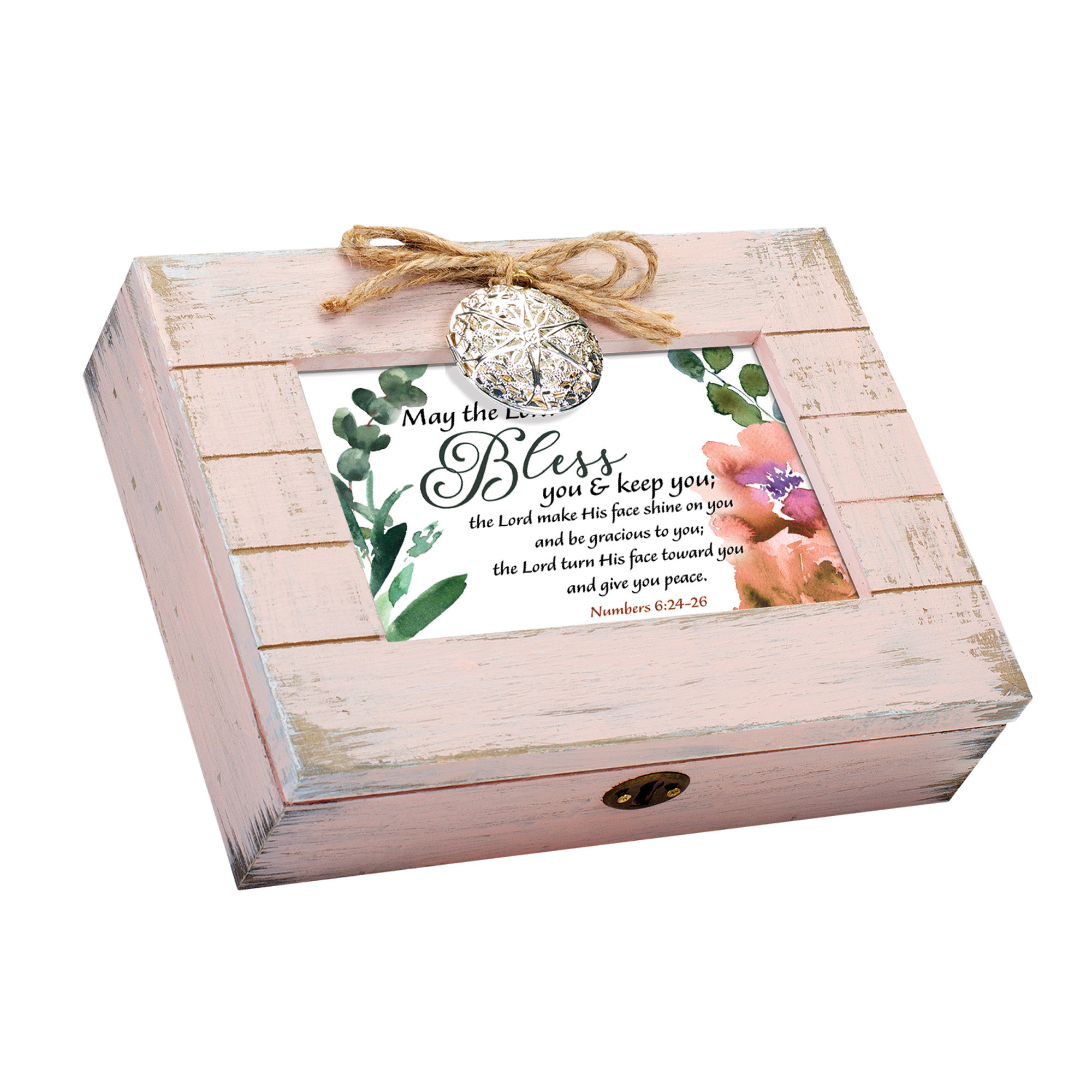 August Grove® Ardiana Bless You Num.6:24 Music Decorative Box | Wayfair