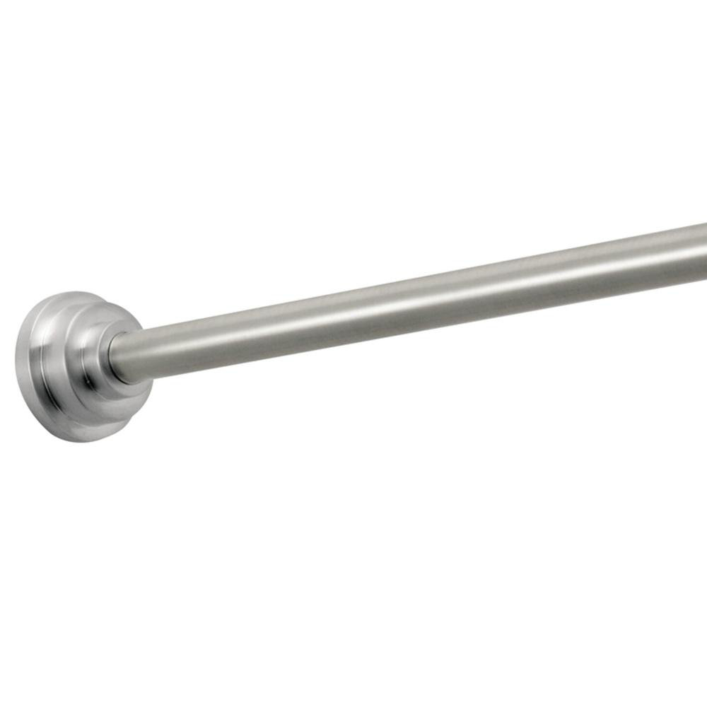 iDesign 43'' Adjustable Straight Tension Curtain Rod | Wayfair