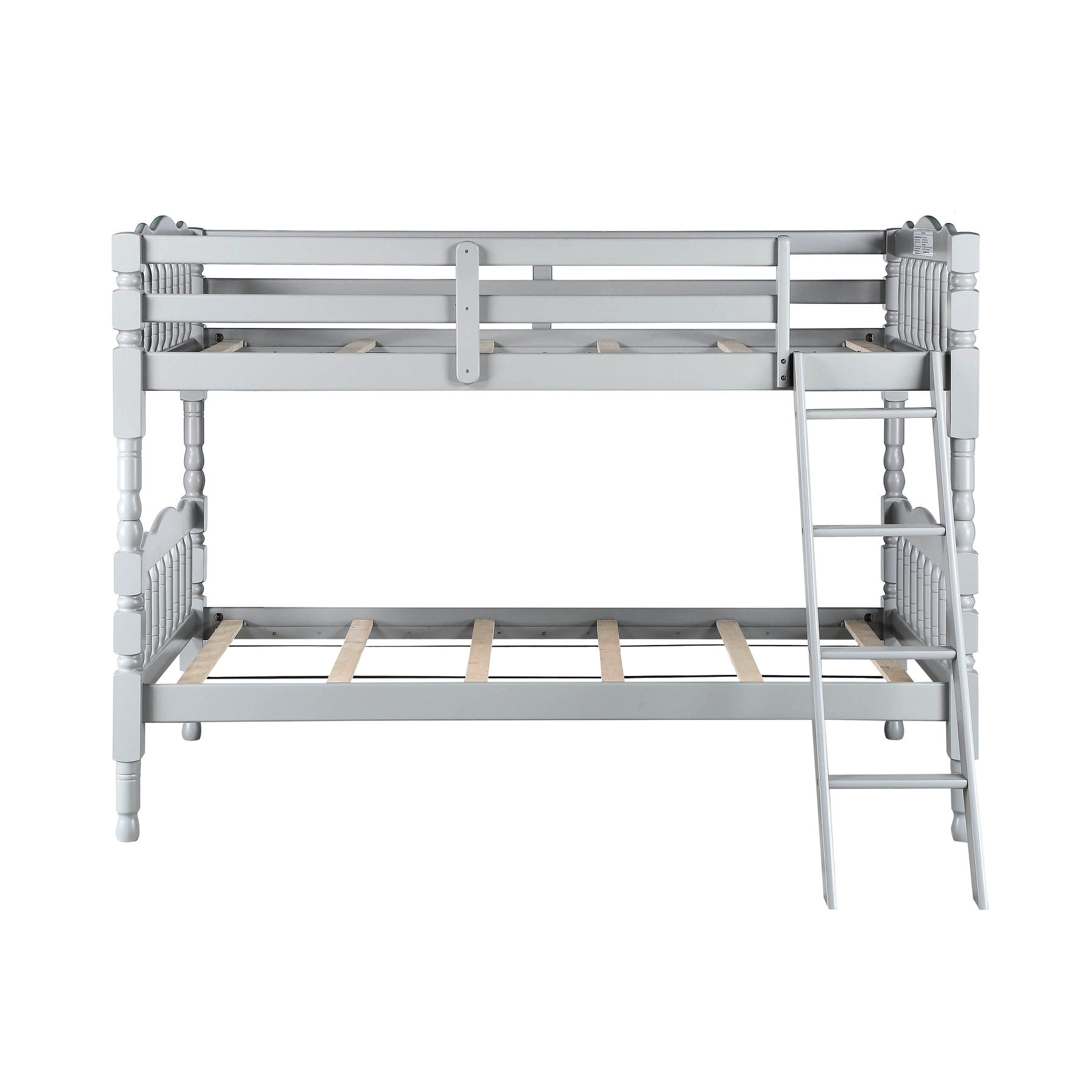 Harriet Bee Gray Bunk Bed For Twin Beds - Convertible Construction ...