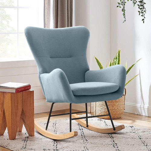 Wayfair | Blue Rocking Chairs You'll Love in 2023
