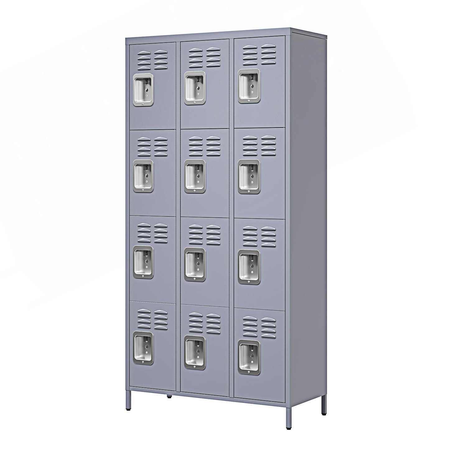 WFX Utility™ 12 Door Metal Lockers With Lock, Storage Locker Cabinet ...