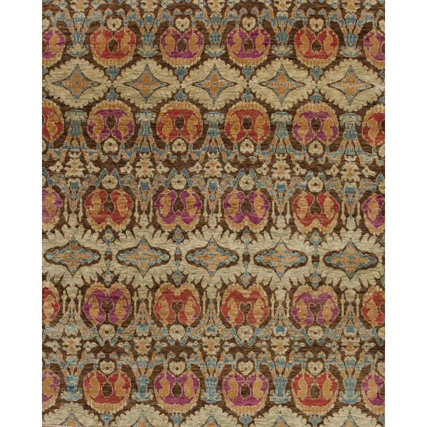 Samad Rugs Vogue Ikat Hand-Knotted Wool Area Rug | Perigold