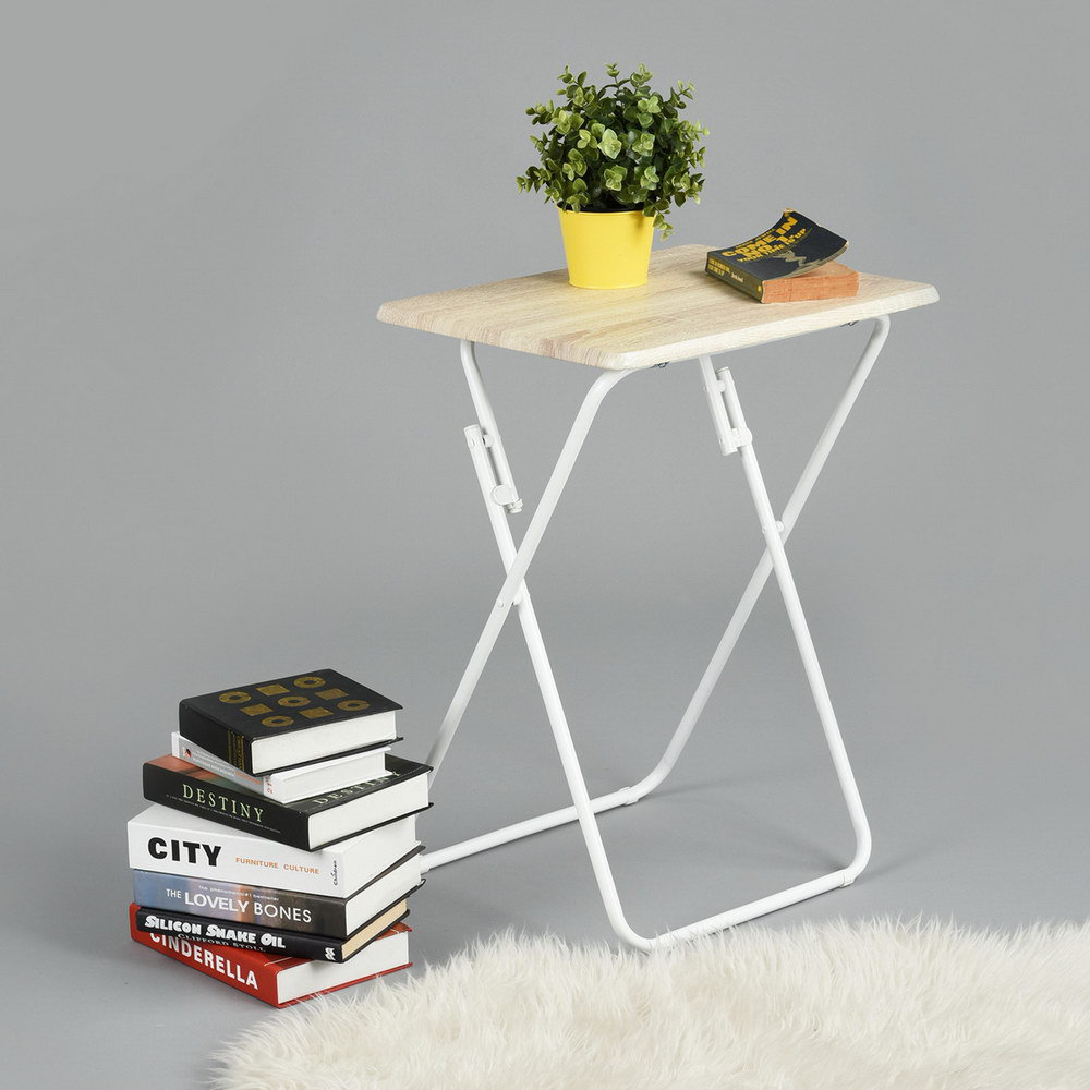 Gracie Oaks Ketron 18.9" Rectangular Folding Table Yes with 2 Chairs ...