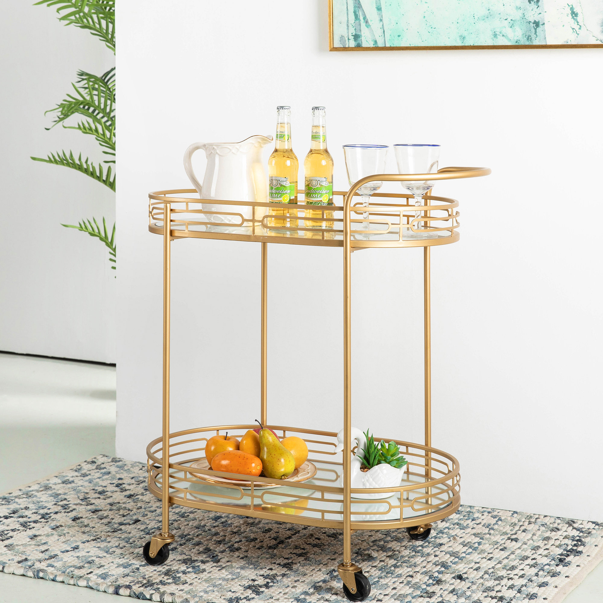 Red Barrel Studio® Aneve Bar Cart | Wayfair
