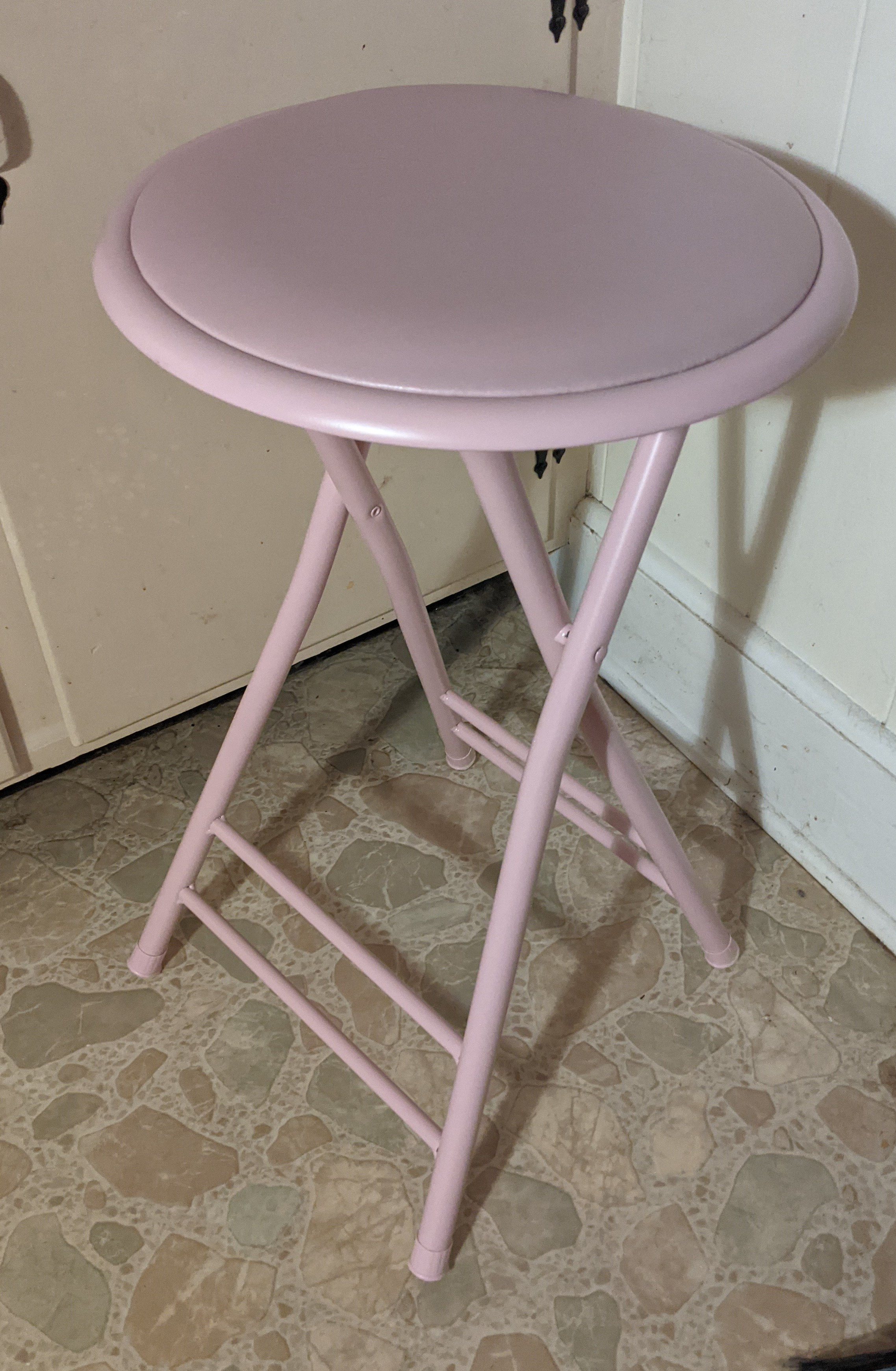 Ebern Designs Backless Stool Portable Indoor Counter Bar Stools,Folding ...