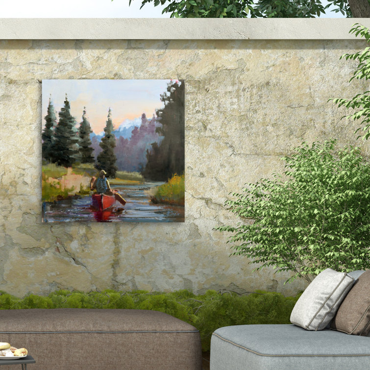 Millwood Pines All-Weather Canvas People Wall Decor | Wayfair