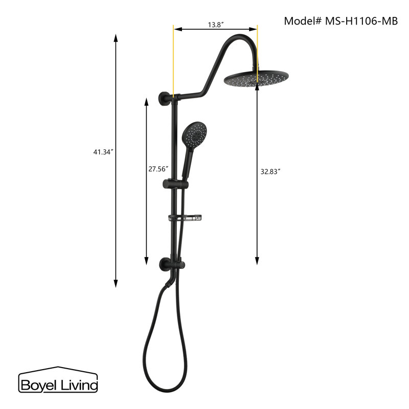 Boyel Living Complete Shower System & Reviews | Wayfair