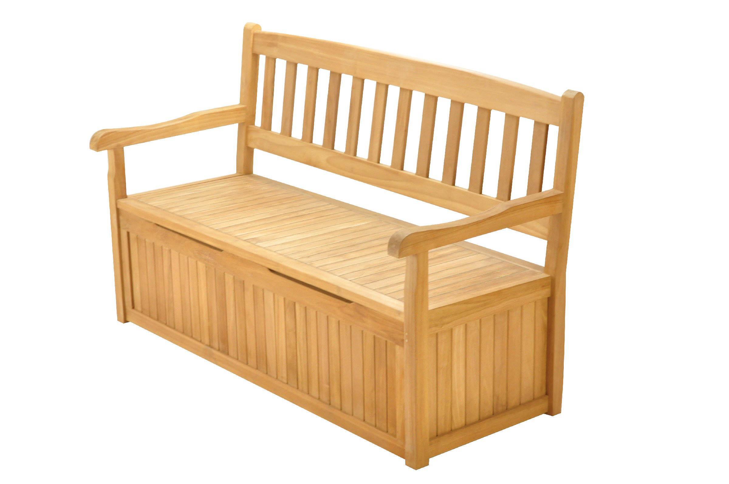 Highland Dunes Magallanes Grade-A Luxurious Teak Storage Bench | Wayfair