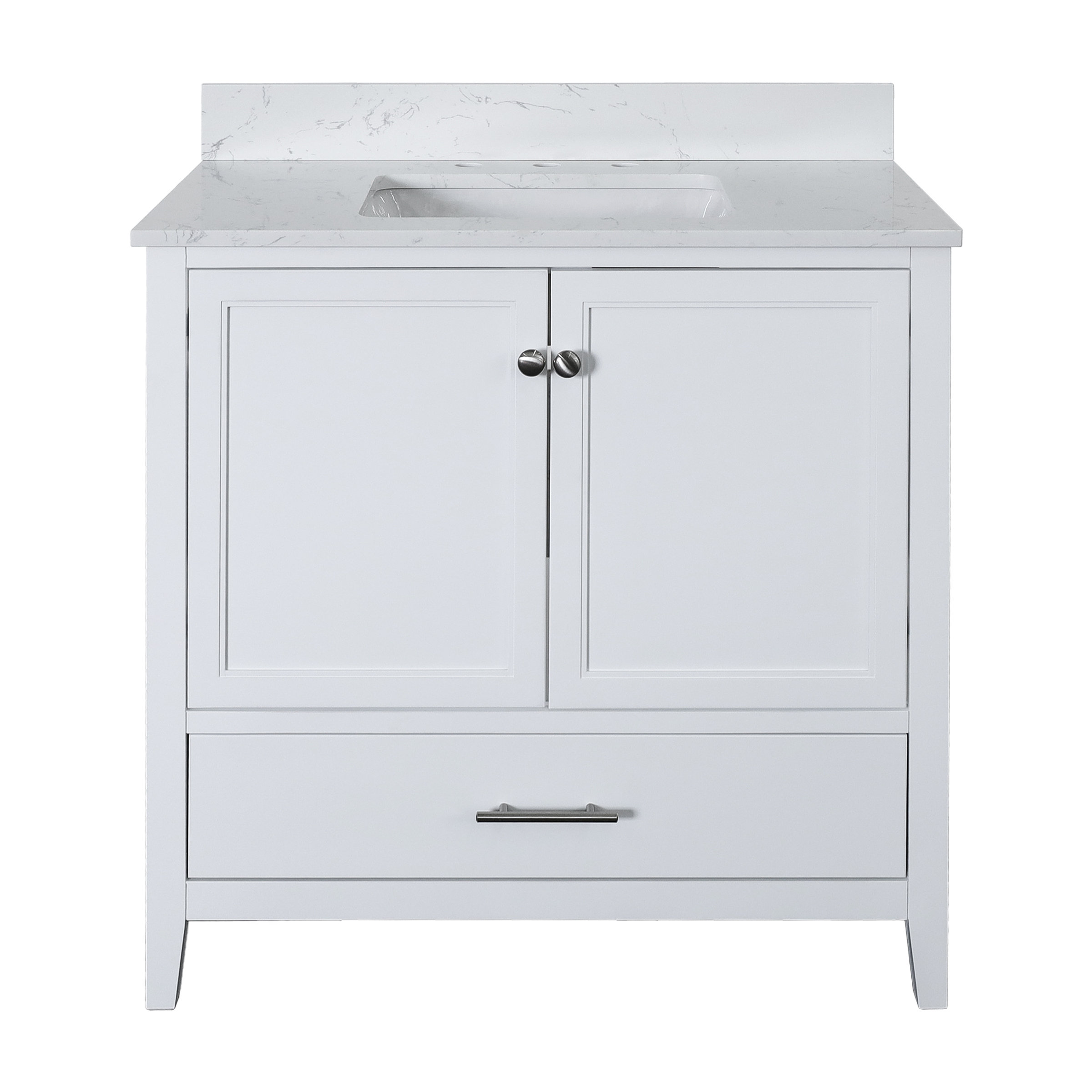 222 Fifth Park Slope White 36-Inch Bathroom Vanity - Wayfair Canada