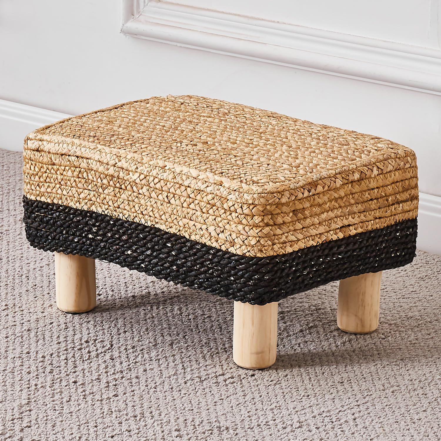 Bay Isle Home™ Foot Stool Ottoman Rectangular Footrest Pouf Ottomans ...