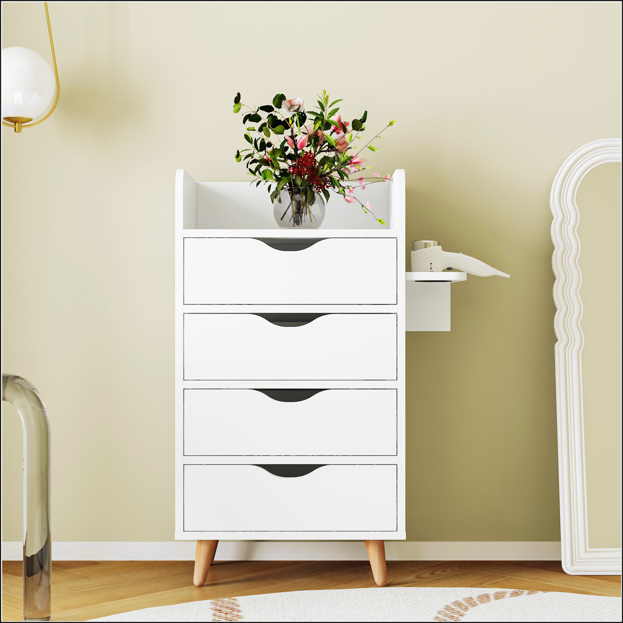 George Oliver 4 -Layer Salon Storage Cabinet | Wayfair