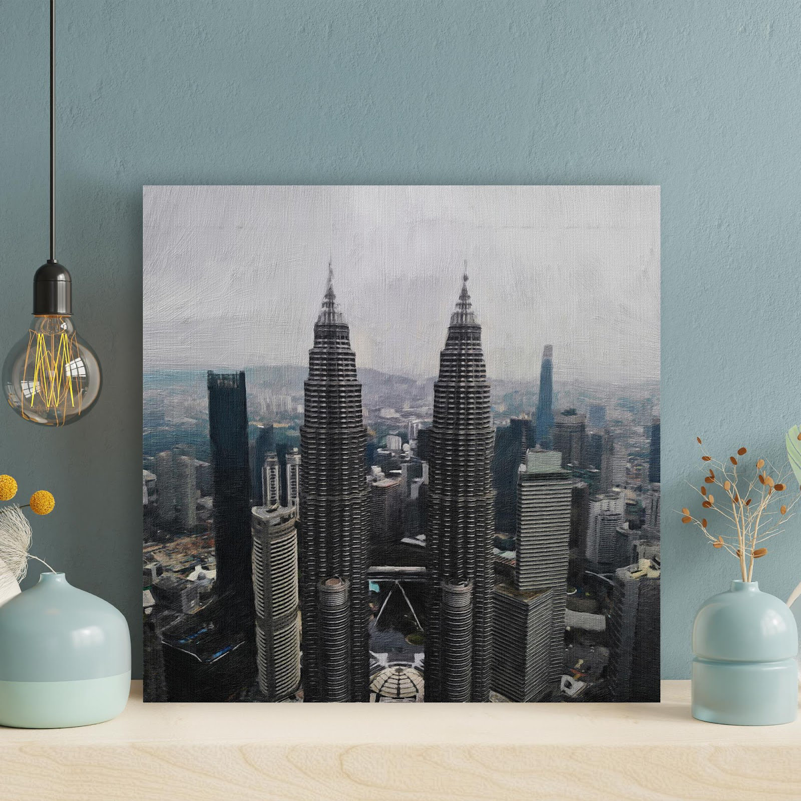 Latitude Run® High Rise Buildings During Daytime 1 - 1 Piece Rectangle ...