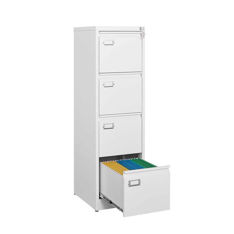 Latitude Run® 4-Drawer Vertical Filing Cabinet & Reviews | Wayfair