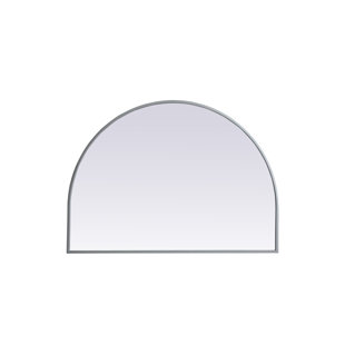 Arch & Crowned Top Silver Wall Mirrors You'll Love | Wayfair
