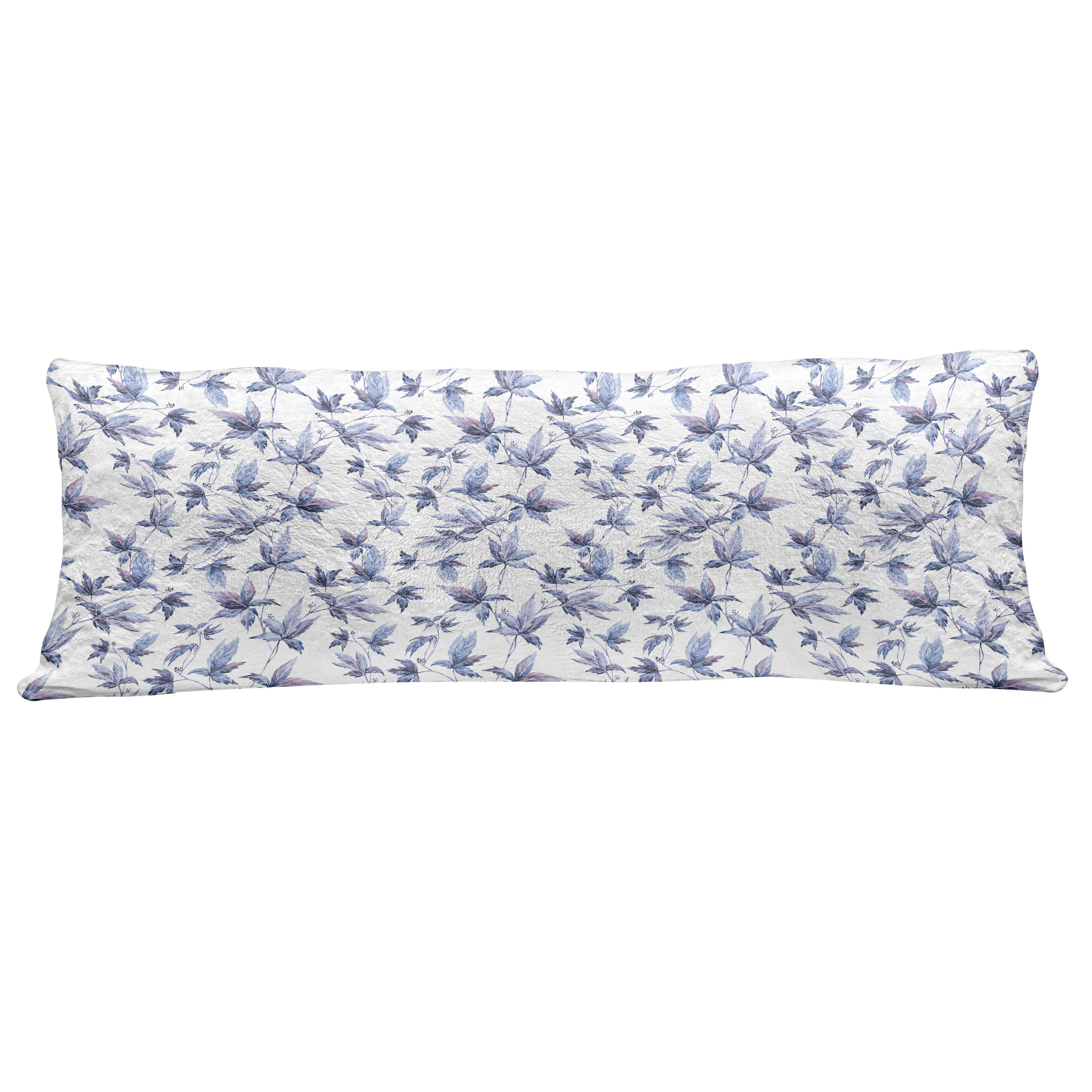 Ambesonne Indigo Fluffy Body Pillow Case Cover With Zipper, Abstract ...