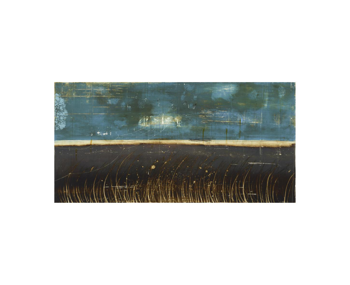 Chelsea Art Studio Blue Dune II by Patrick Wright - Graphic Art | Wayfair