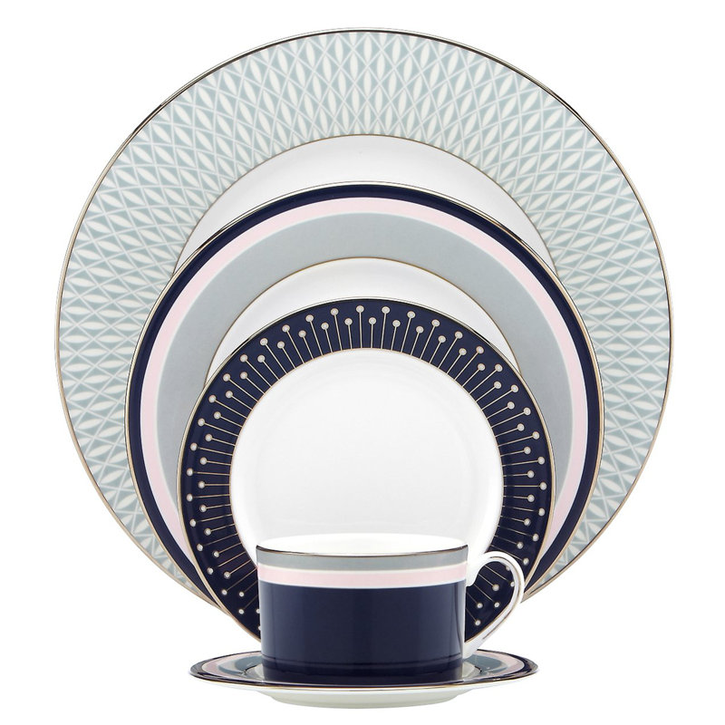 kate spade new york Mercer Drive Bone China 5 Piece Place Setting ...