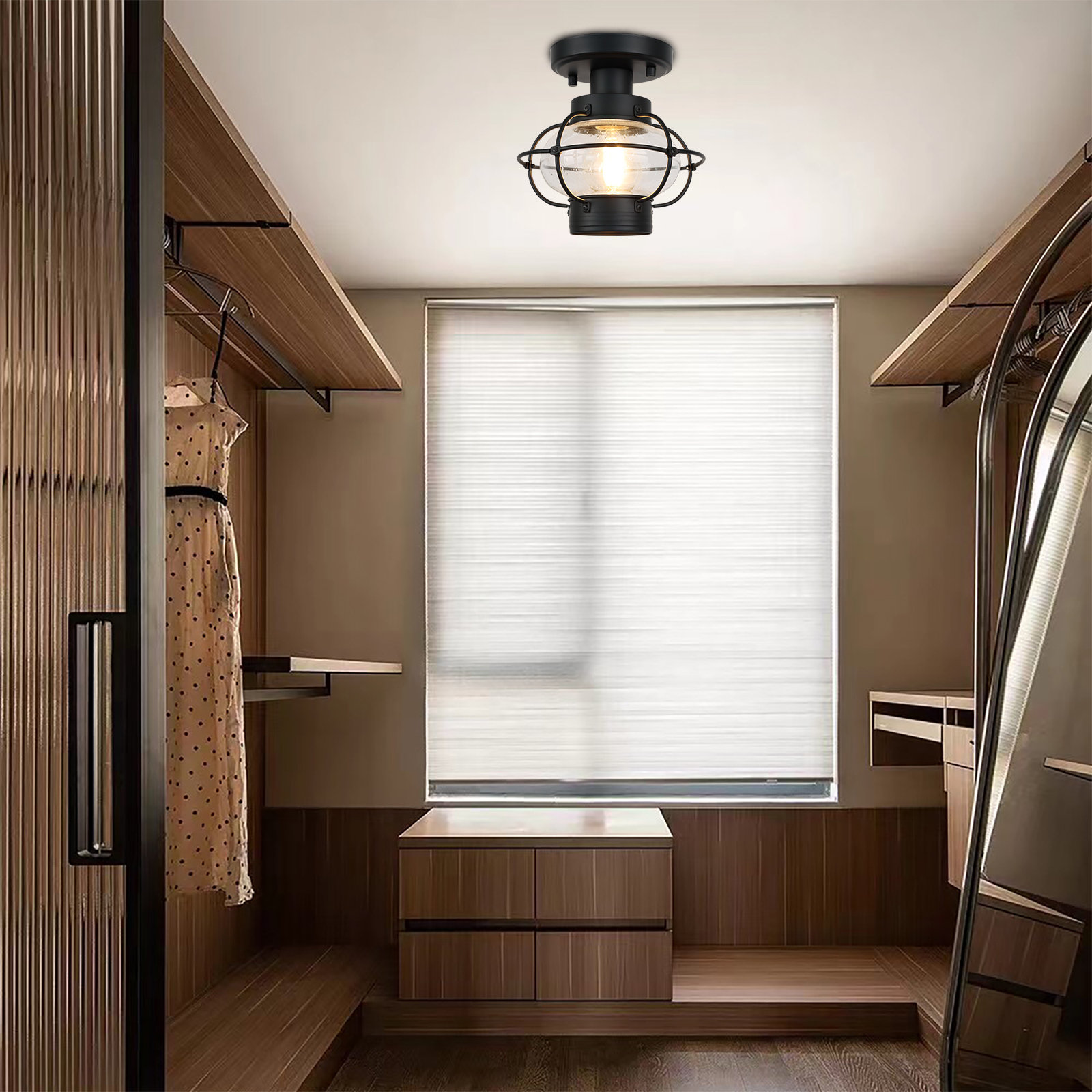 17 Stories Hallway Light Fixtures, Industrial Ceiling Light Fixture ...