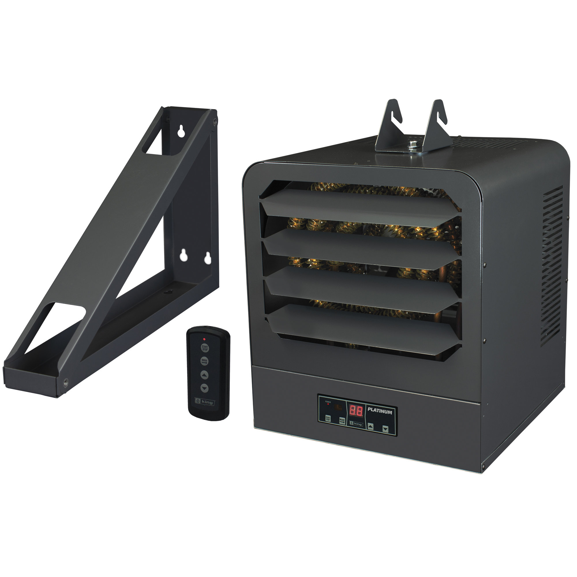 King Electric Electric Fan Wall Mounted Heater with Thermostat | Wayfair