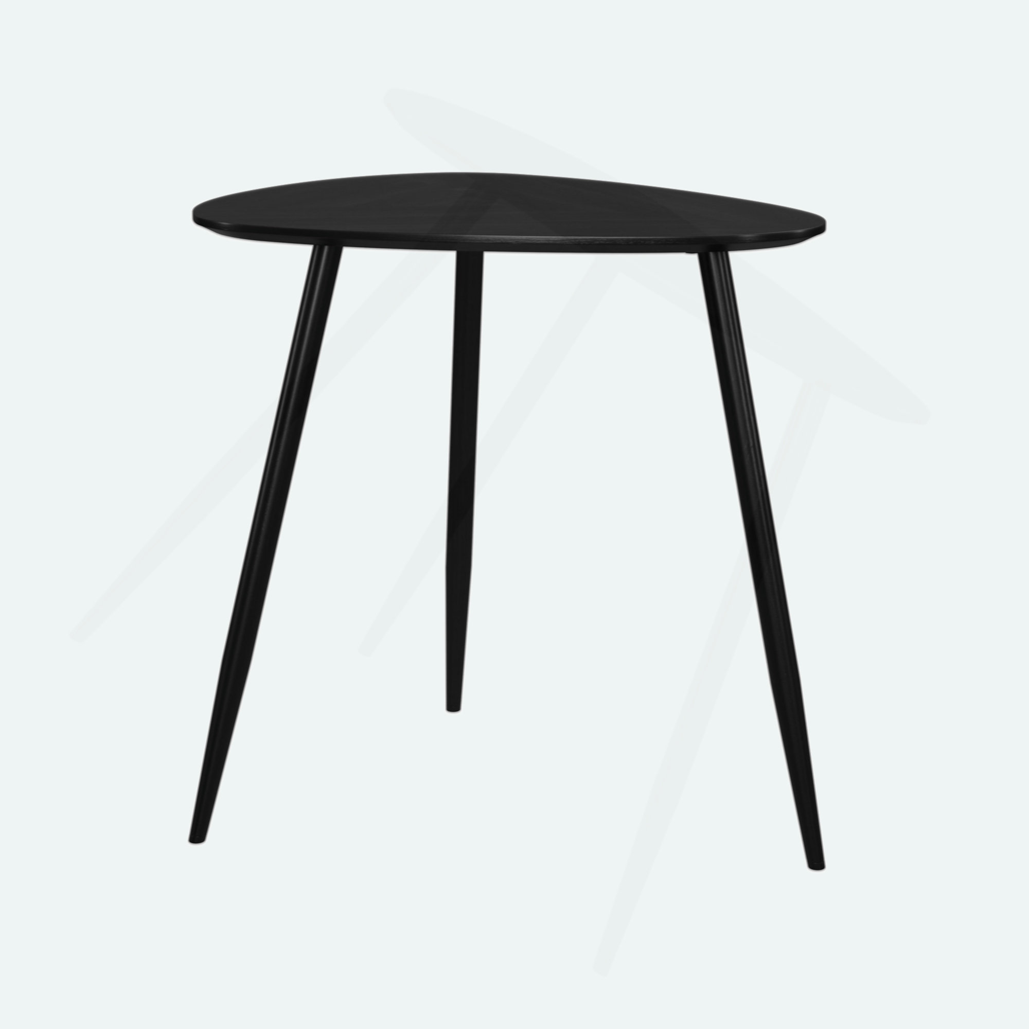 George Oliver Triangular Solid Wood End Table | Wayfair