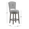 Three Posts™ Fidelia Swivel Counter & Bar Stool & Reviews | Wayfair