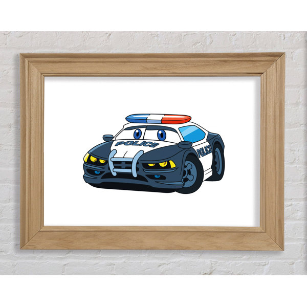 Bright Star Police Car Love - Single Picture Frame Print | Wayfair.co.uk