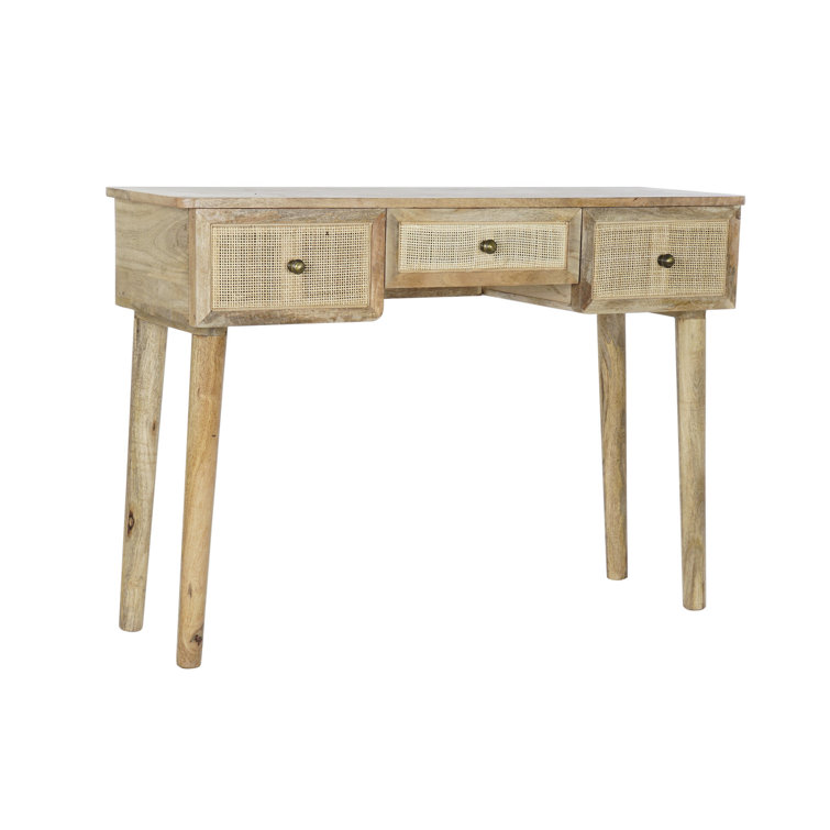 Gracie Oaks Az 110cm Solid Wood Console Table | Wayfair.co.uk