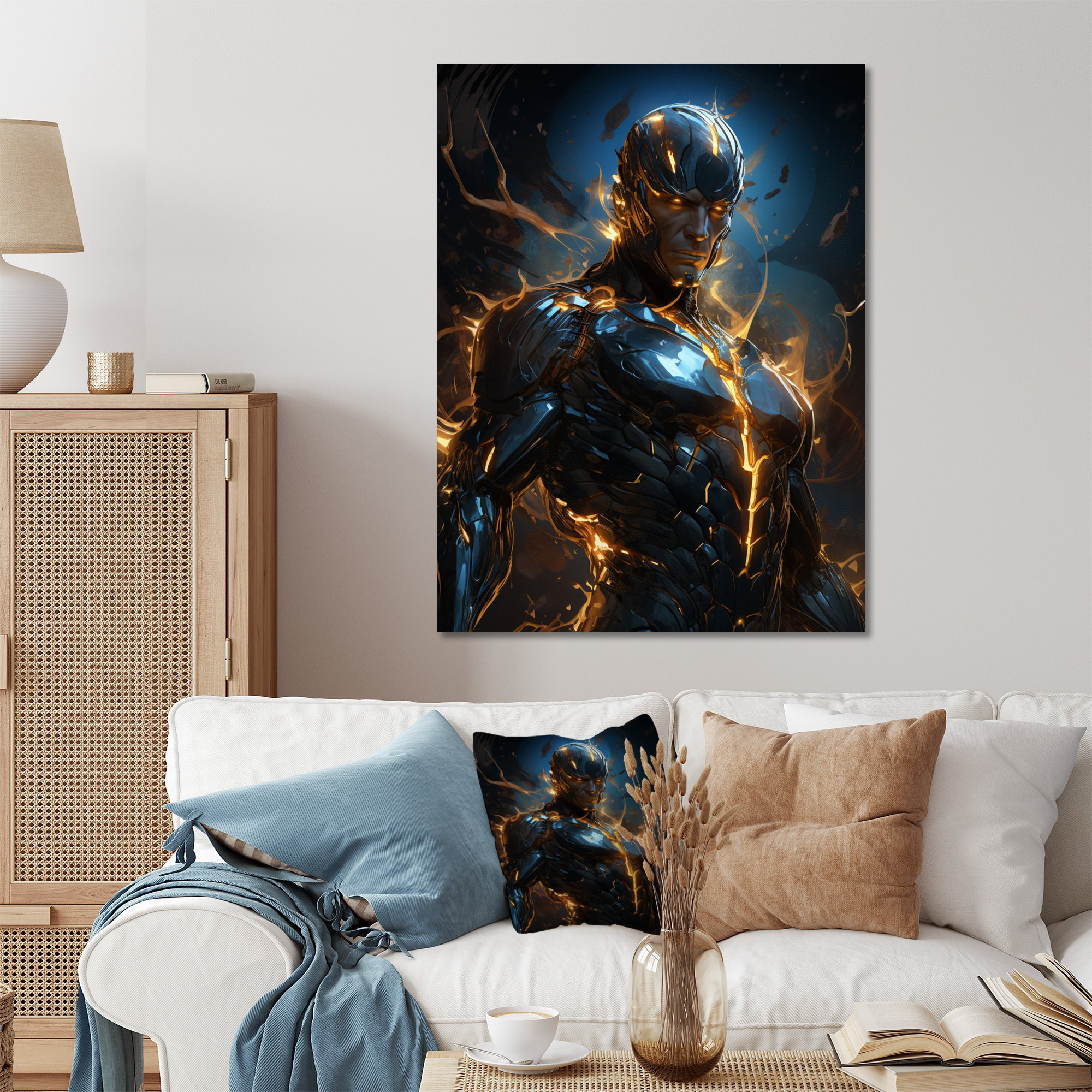 Trinx Villian Robot III - Superheros Metal Wall Art Prints - Wayfair Canada