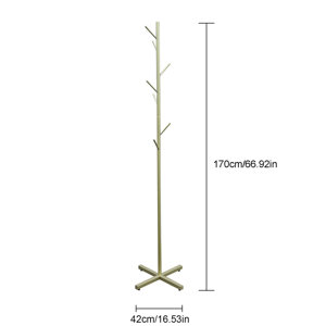 Rebrilliant Dianthe Modern Free-standing Metal Coat Rack W/7 hooks ...
