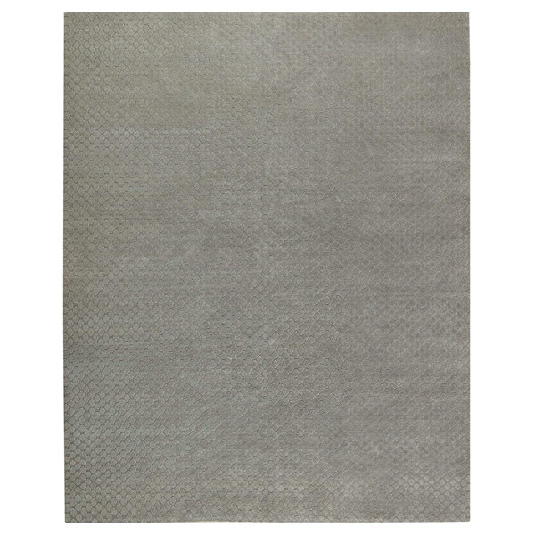 Tufenkian Handmade Hand-Knotted Light Gray Rug | Wayfair