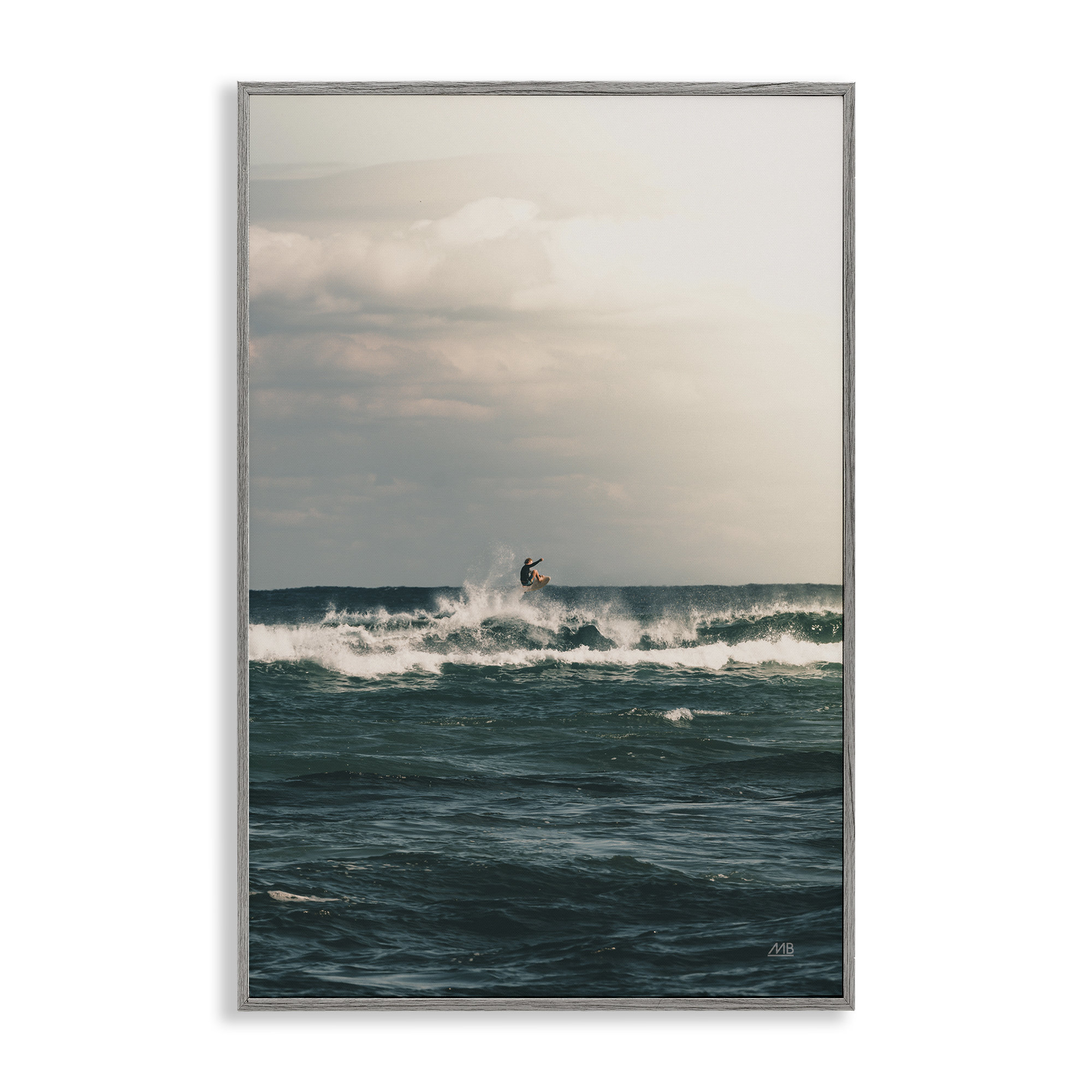 Ebern Designs Ride The Tide Surfer Giclee Art by Max Blakesberg Studios ...