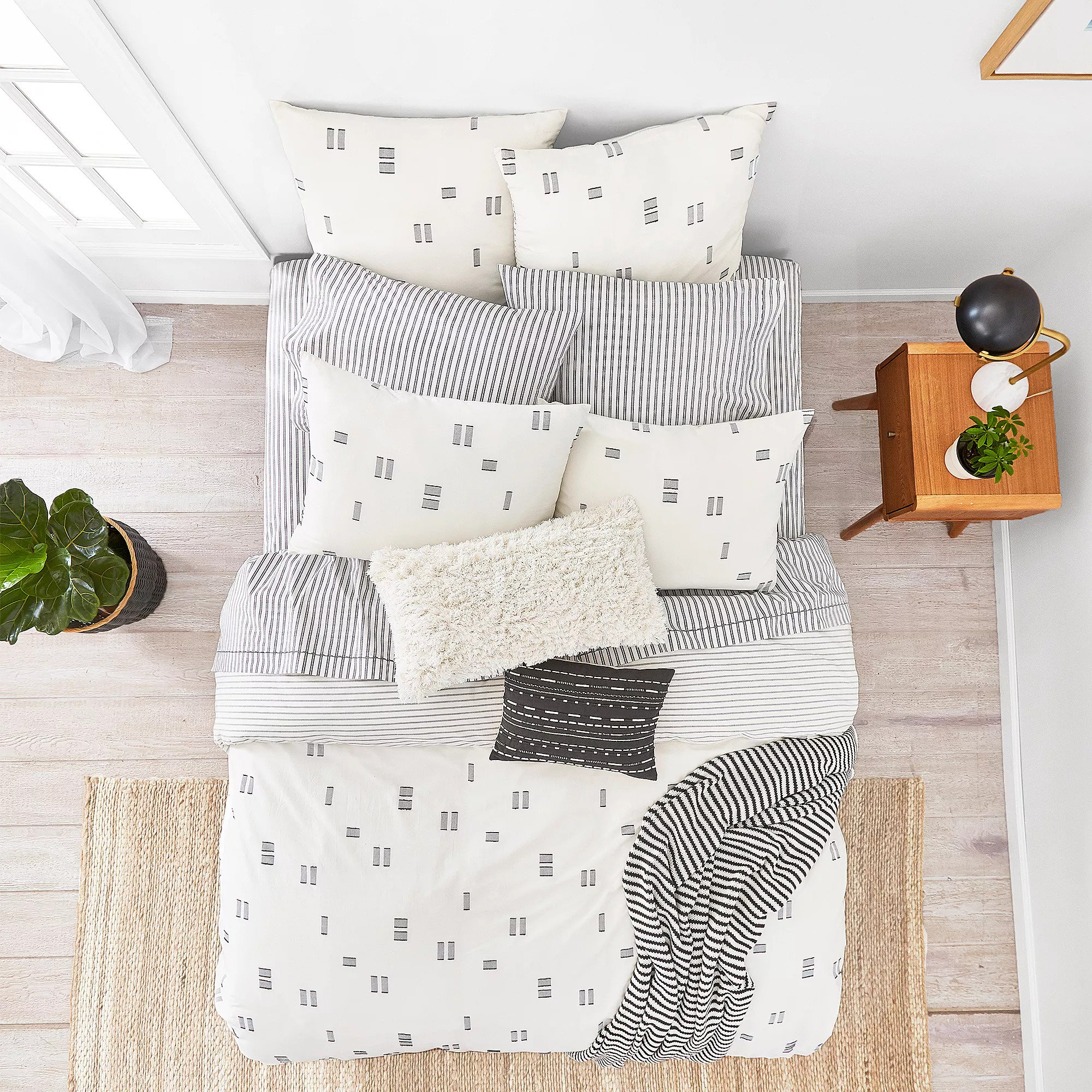 SPLENDID HOME Crosshatch Jacquard Splendid Home 400 Thread Count ...