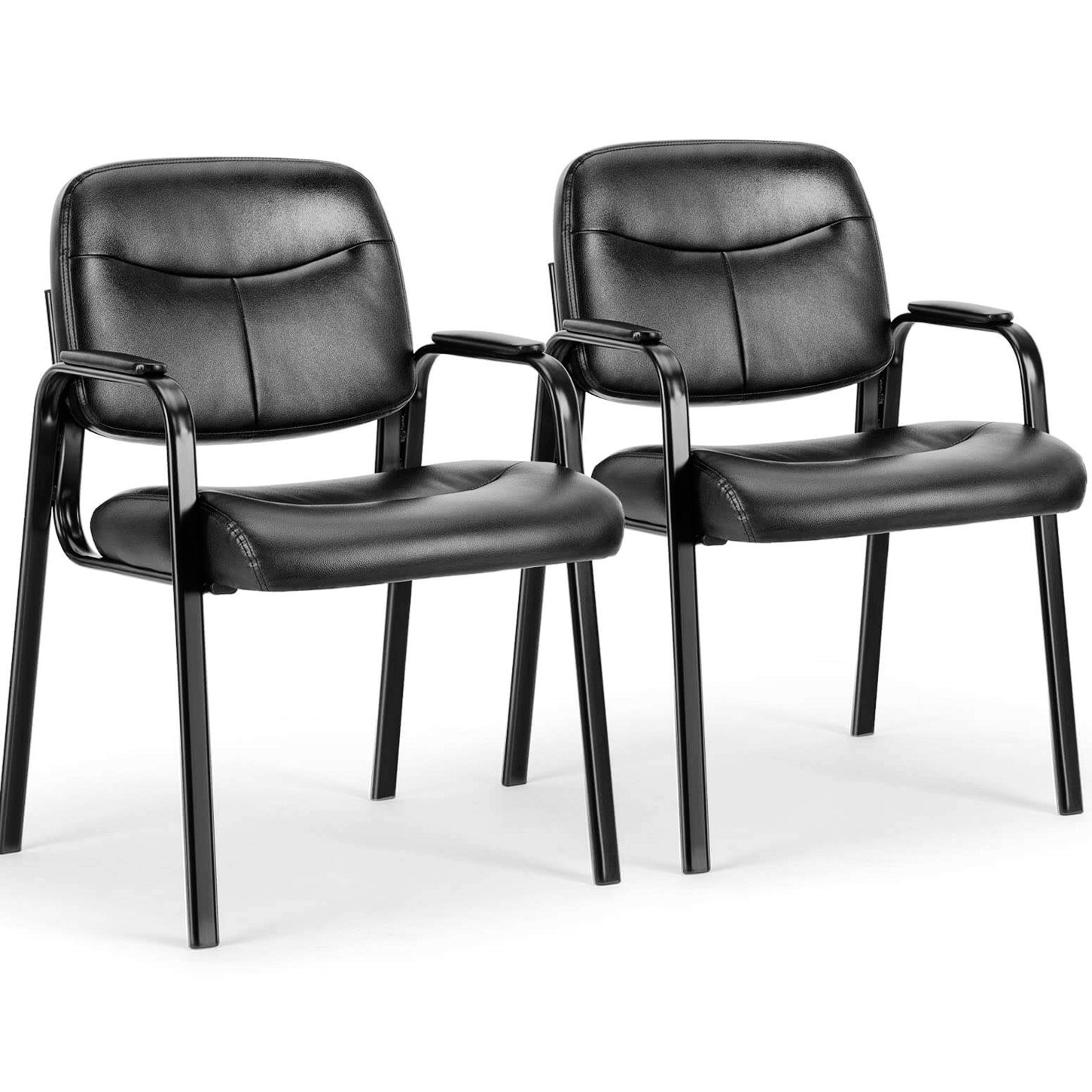 Ebern Designs 2P Conference Room Chairs With Padded Arms | Wayfair