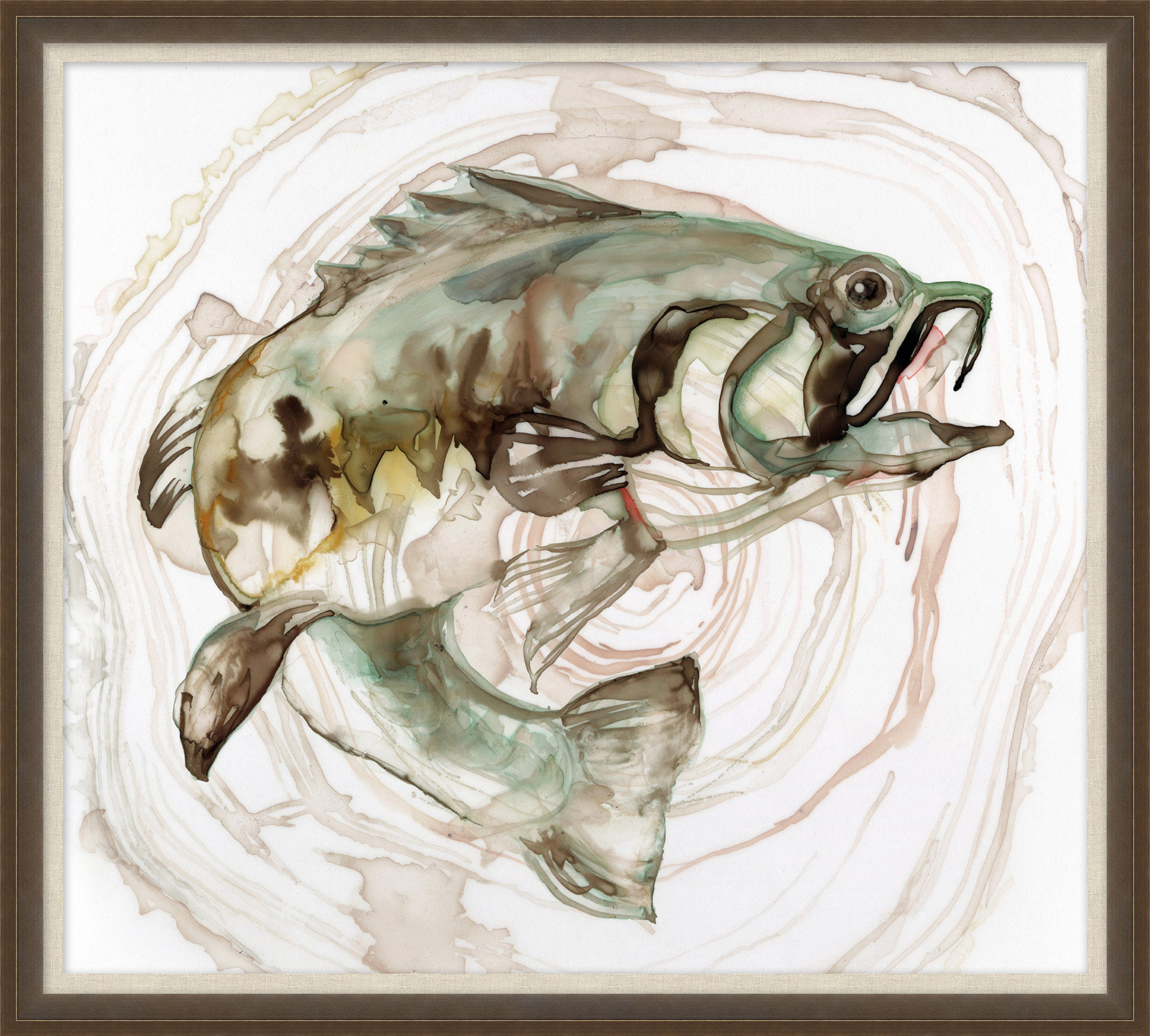 Wendover Art Group Big Catch 1 - Picture Frame Painting on Paper | Wayfair