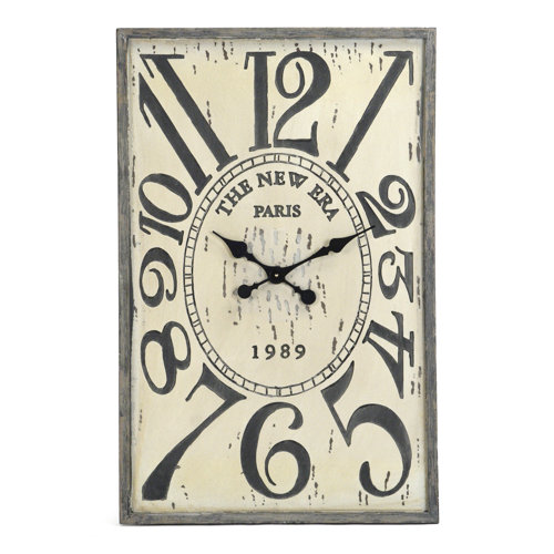 Rectangular Wall Clocks You'll Love | Wayfair