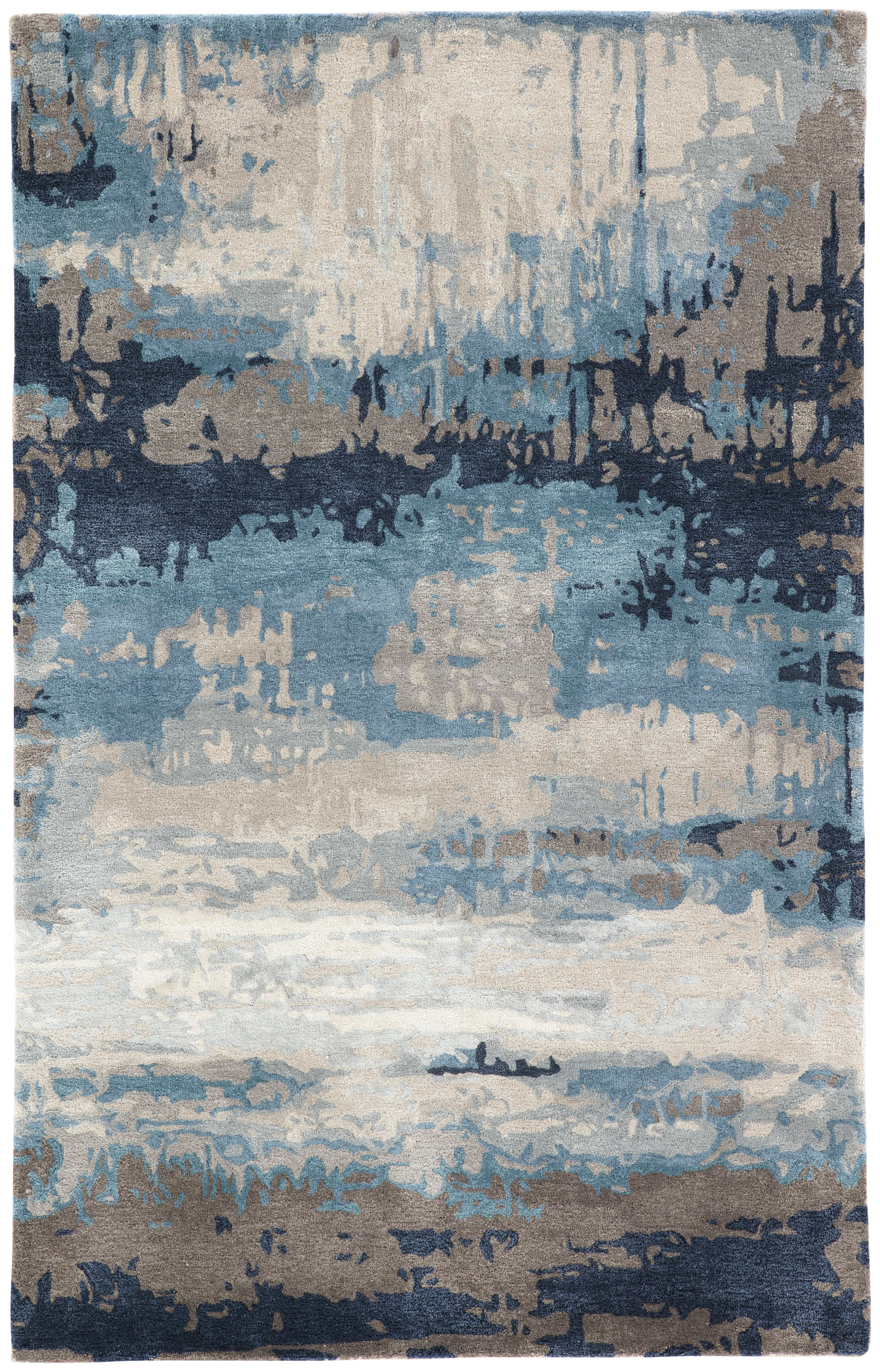 Ivy Bronx Fairmount Hand Knotted Abstract Indoor Rug & Reviews | Wayfair