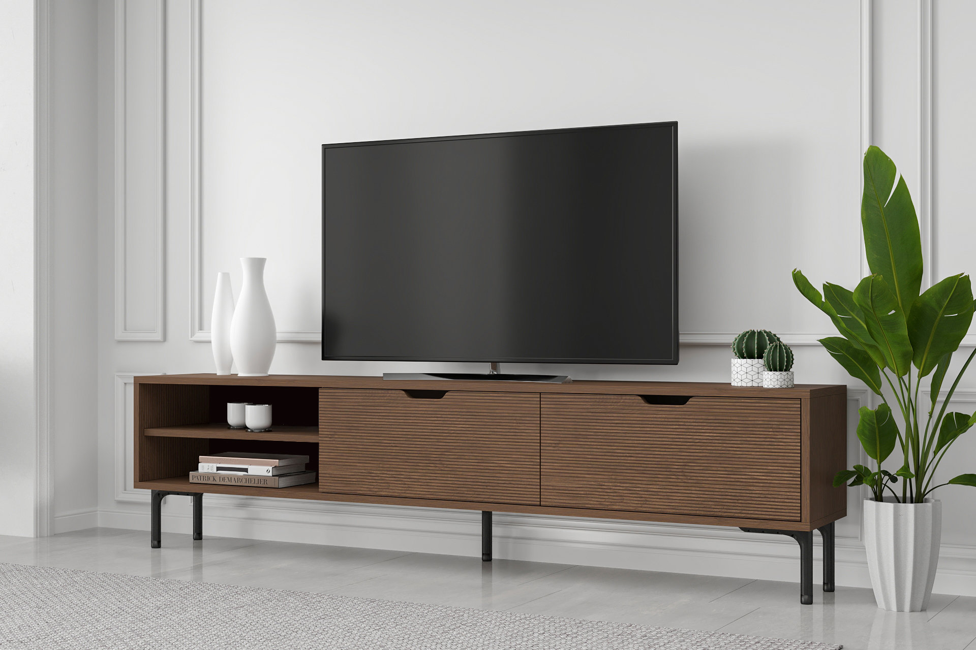 Ebern Designs Saydi 71"TV Stand Up to 80" TV's Entertainment Media ...