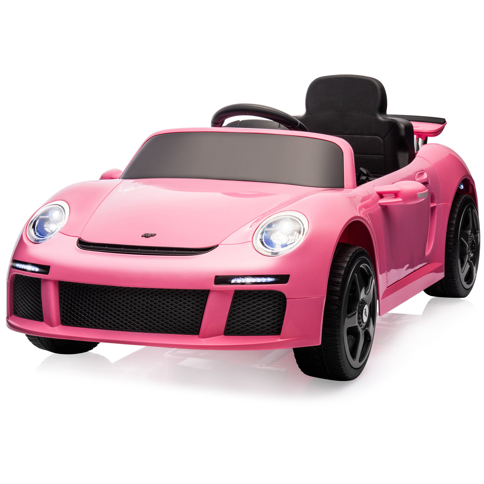 Modern Depo Licenced Porsche Kids Ride-on Car, 12v Battery Powered, Remote Control, Openable ...