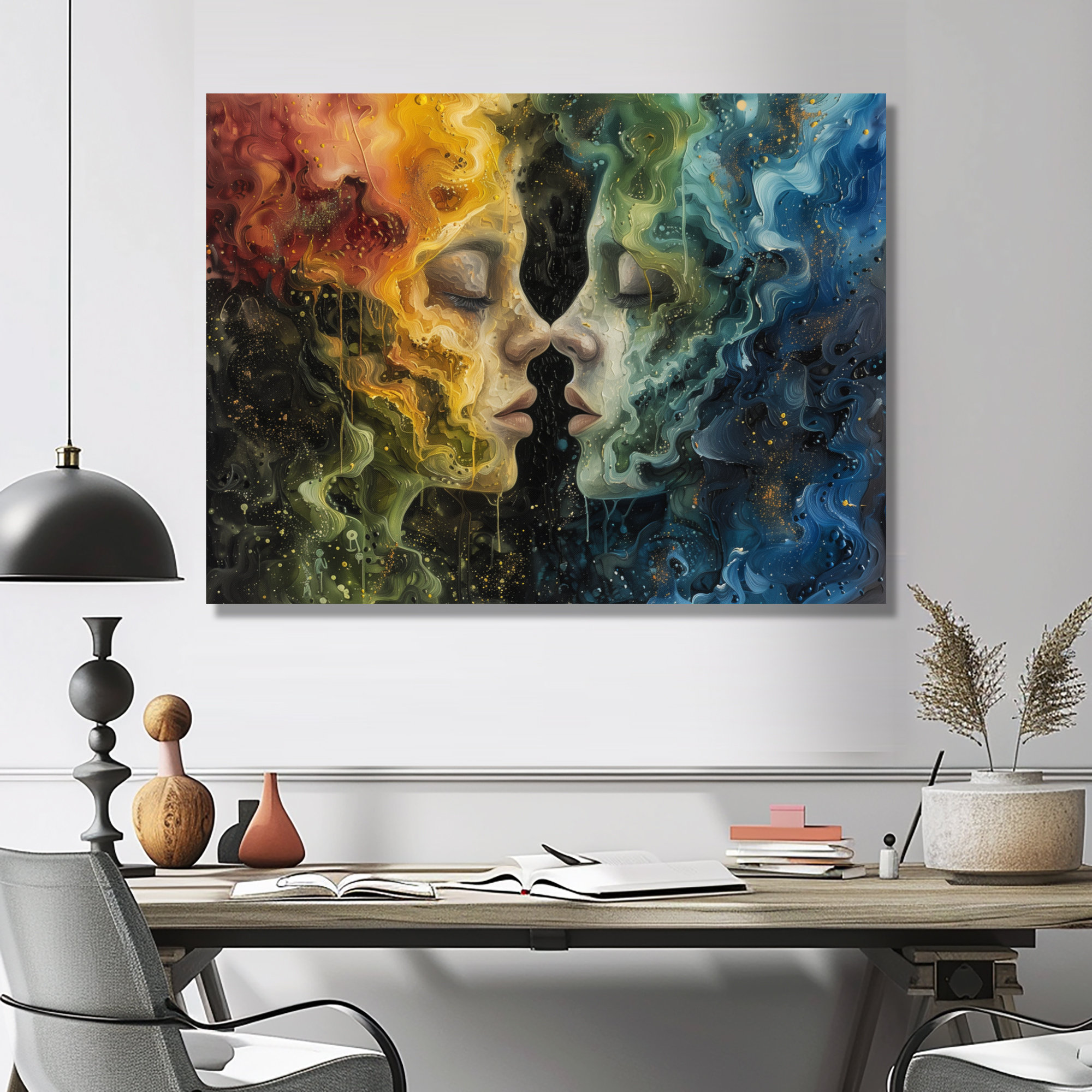 Lark Manor™ Green Yellow Astrology Cosmic Creativity Gemini - Astronomy ...