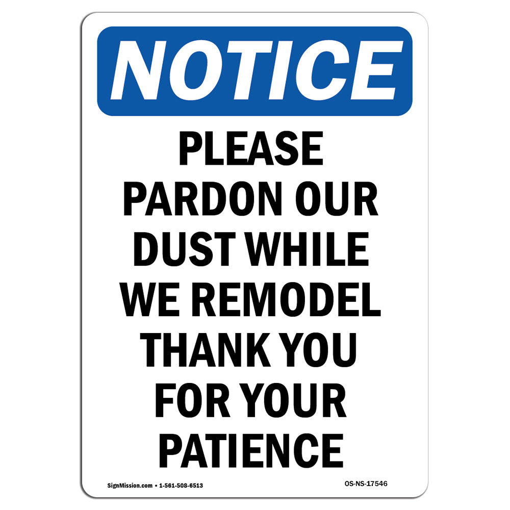 SignMission Please Pardon Our Dust While We Sign | Wayfair