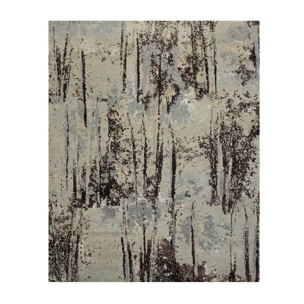 Oriental Rug of Houston Tufenkian Luminance Mint Area Rug in Brown ...