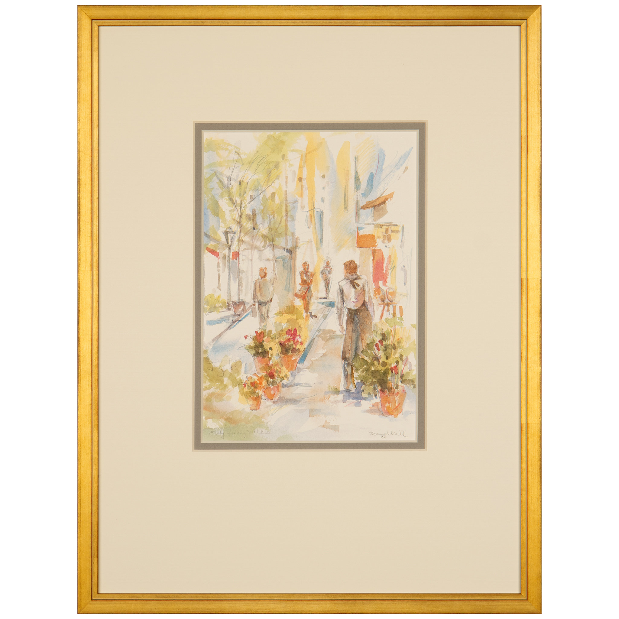 The Natural Light Early Spring Walk IV - Picture Frame Painting | Perigold