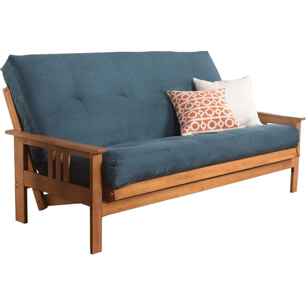 Hokku Designs Monterey Queen Futon Frame with Mattress - Futon Frame ...