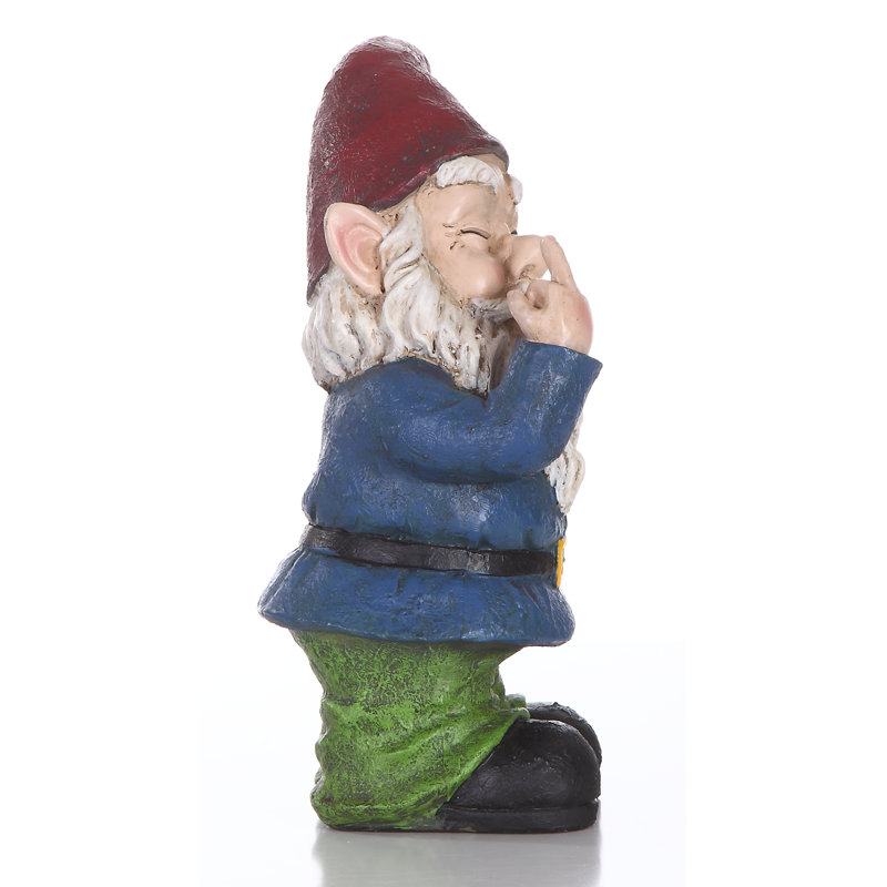Hi-Line Gift Ltd. Winking Gnome Statue & Reviews | Wayfair