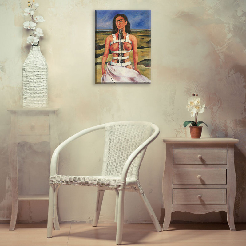 Lark Manor™ The Broken Column by Frida Kahlo Gallery Wrapped Canvas ...